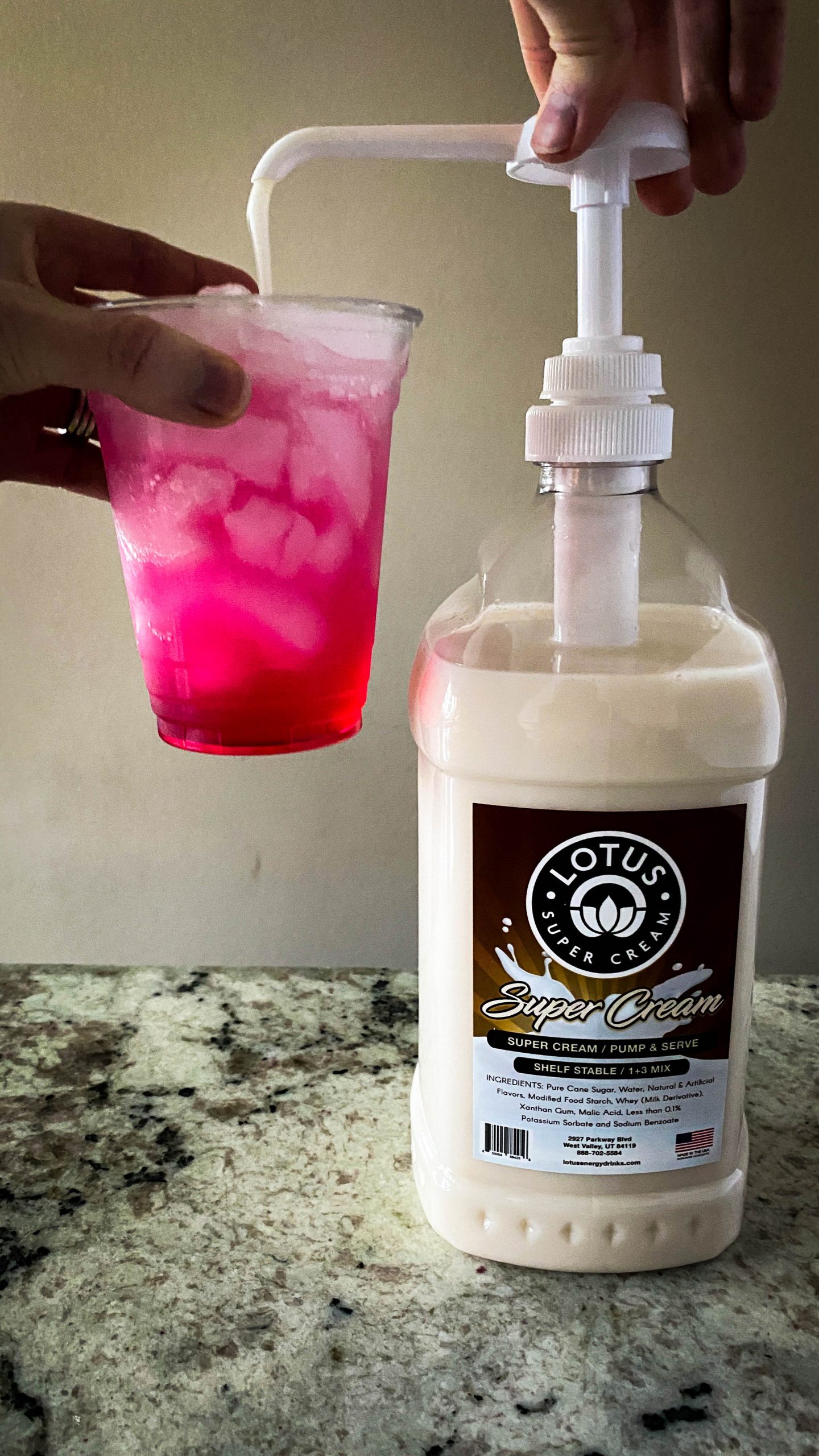 Pink Starburst Lotus Drink - Lotus Recipes