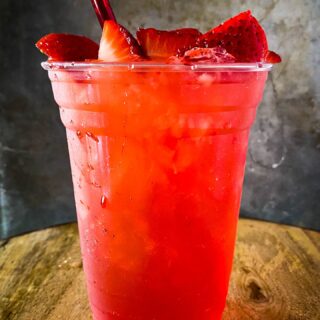 Strawberry Peach Lotus Drink - Lotus Recipes