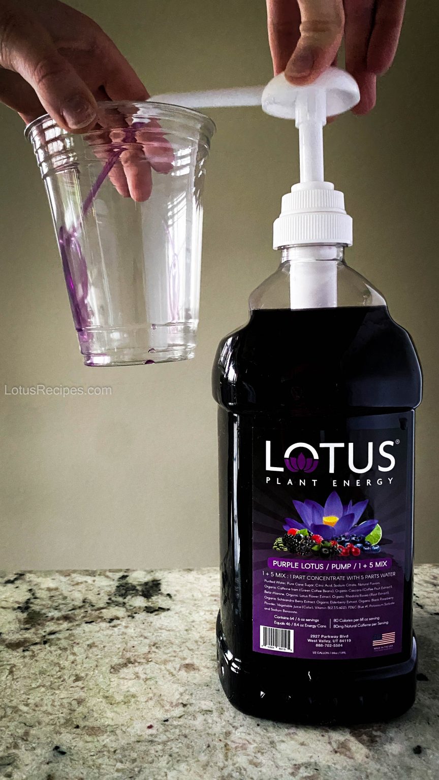 Dark Berry Lotus Drink - Lotus Recipes