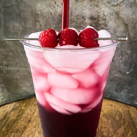 Purple Pineapple Lotus Drink - Lotus Recipes