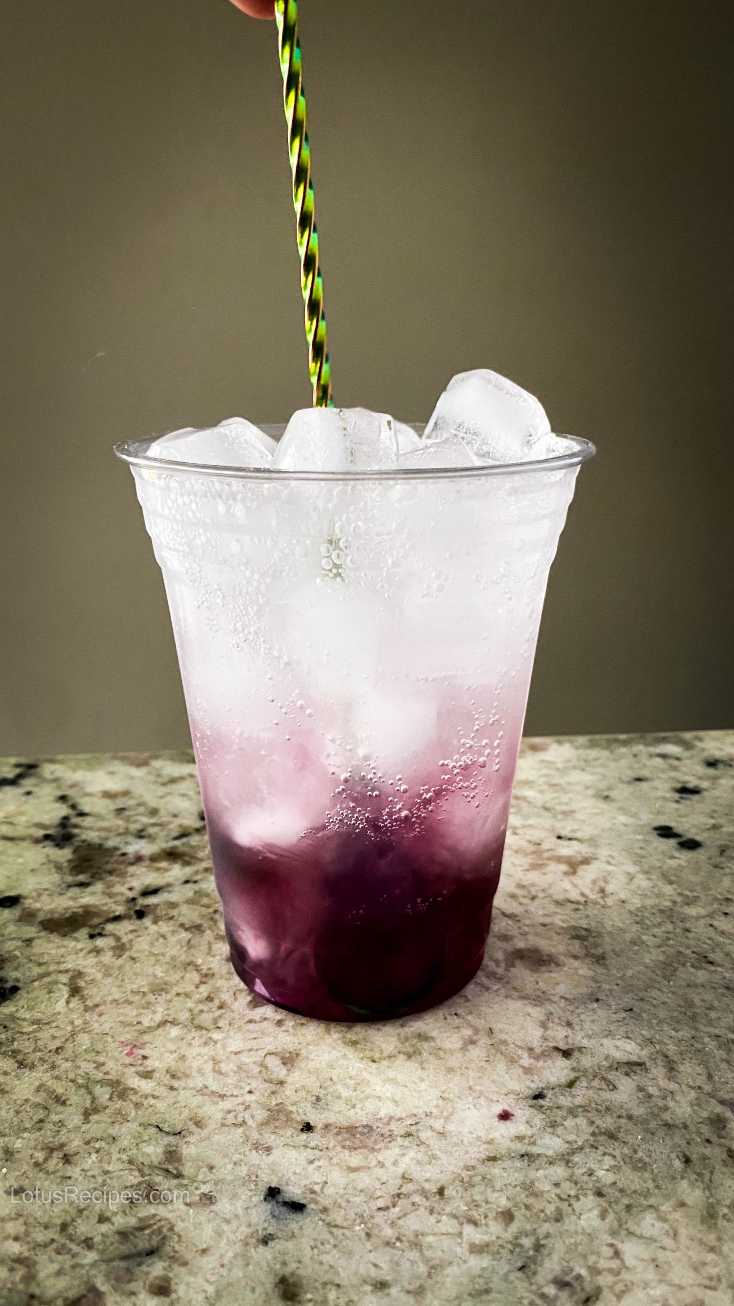 Purple Pineapple Lotus Drink - Lotus Recipes