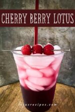 Cherry Berry Lotus Drink - Lotus Recipes